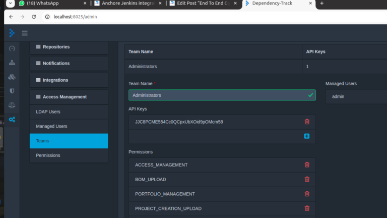 Dependency-track Jenkins Integration - DevOpslover