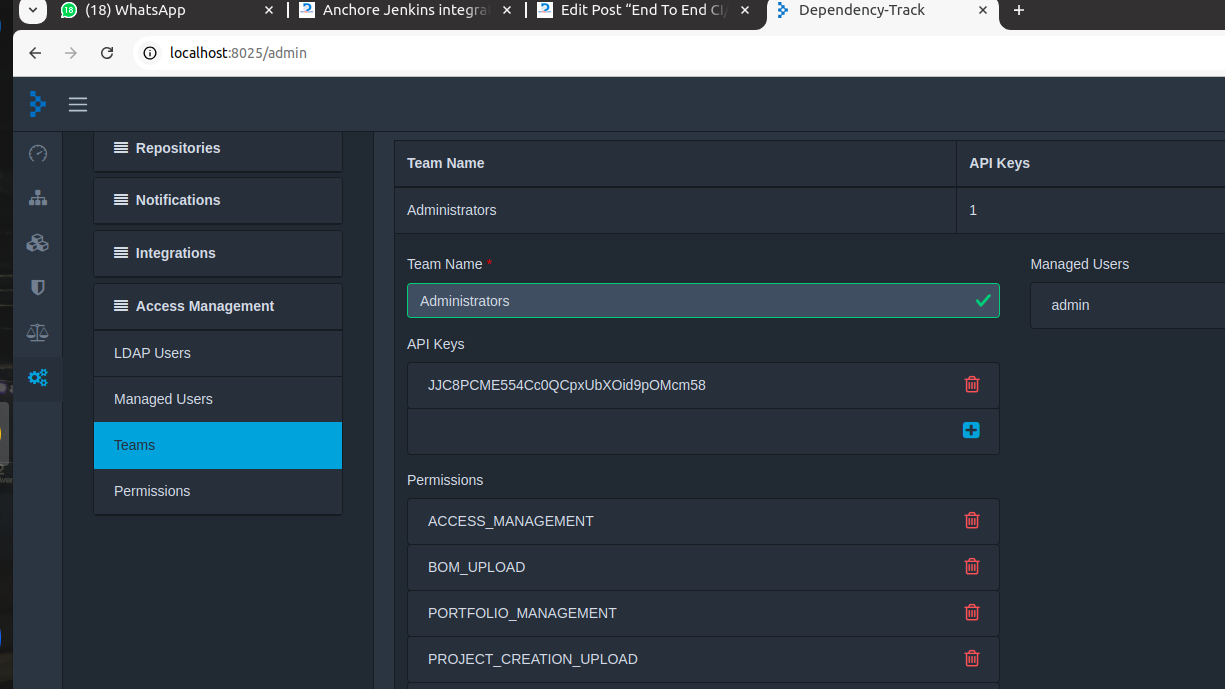 Dependency-track Jenkins Integration - DevOpslover